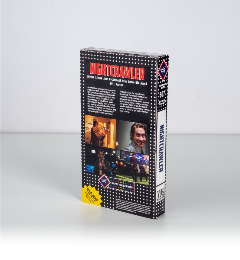 Nightcrawler 2014 VHS Slipcover - Etsy