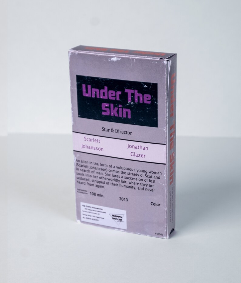 Under the Skin 2013 VHS Slipcover - Etsy