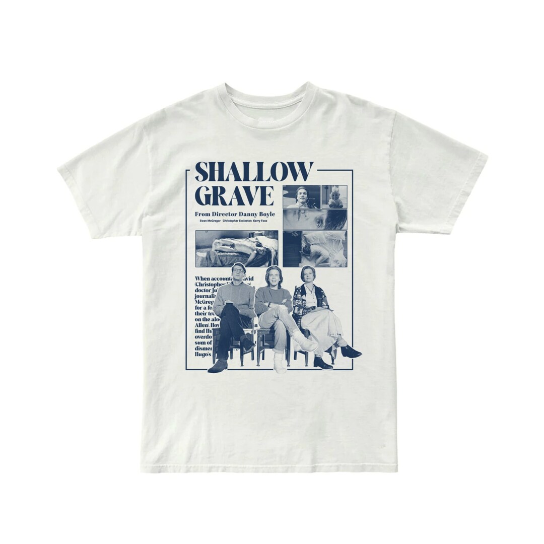 Shallow Grave 1994 T-shirt, Danny Boyle Graphic T, 90s Movie T Shirt ...