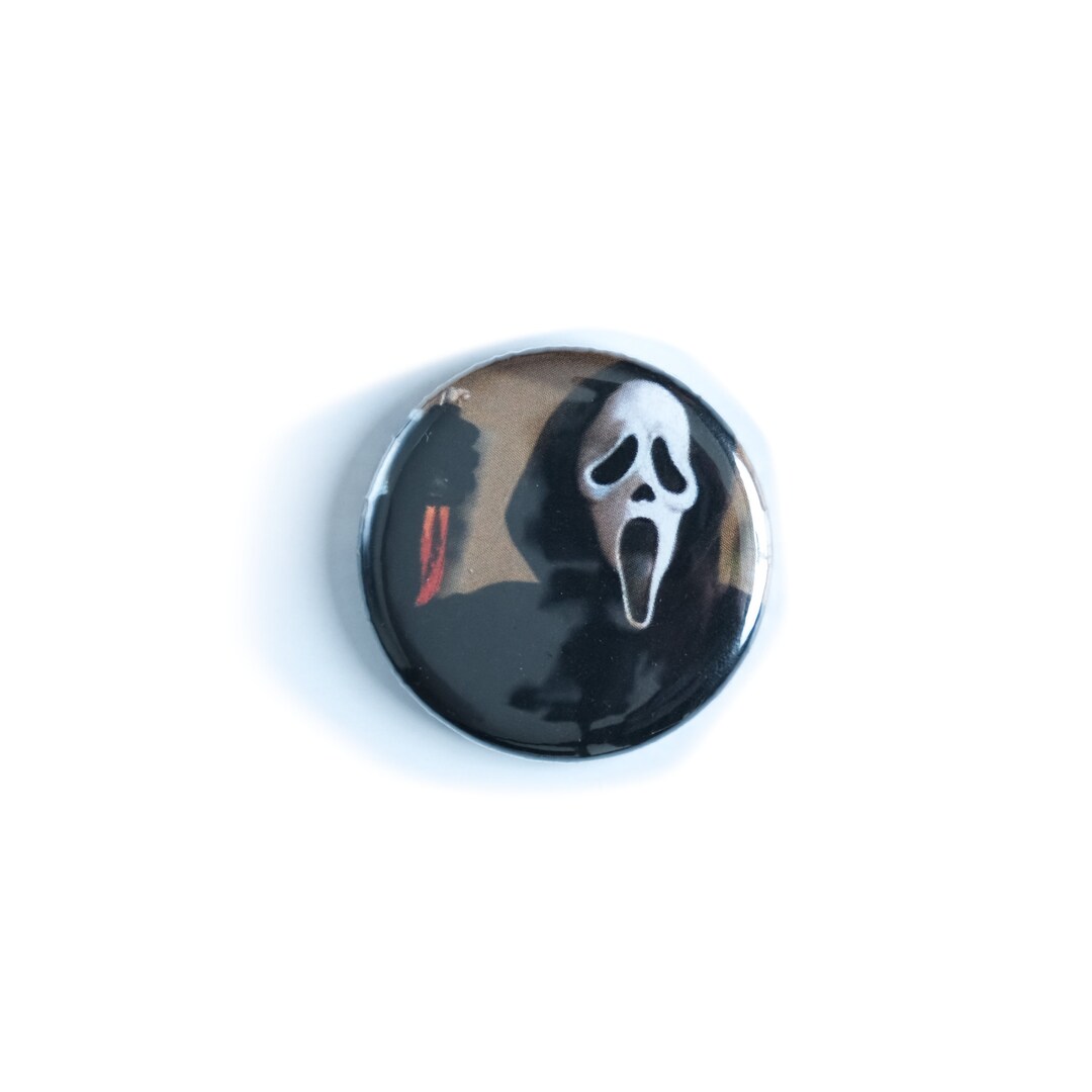 Scream 1996 Pinback Button, Ghostface Pin, Scream Magnet, Horror Movie ...