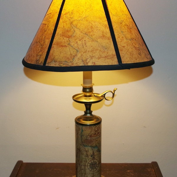 Map Lamp - Etsy