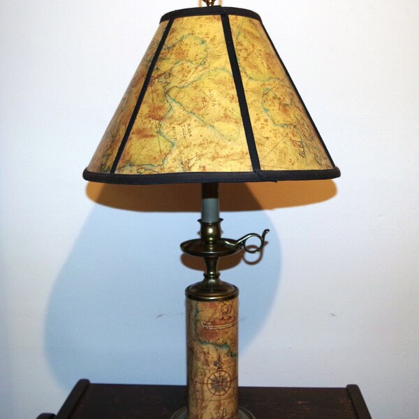 Map Lamp Shade - Etsy