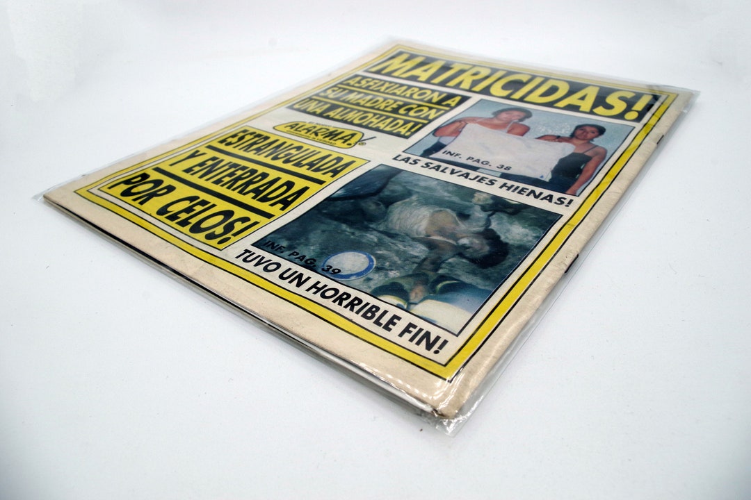 RARE Alarma! Vintage True Crime Nota Roja Magazine 2003 Mexico - Etsy