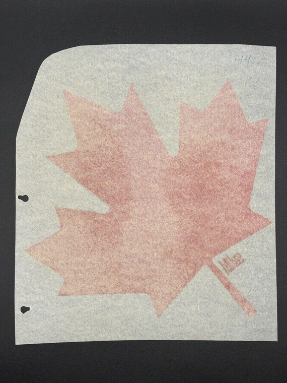 1970s MAPLE LEAF T-Shirt Iron On Transfer Canada Flag… - Gem