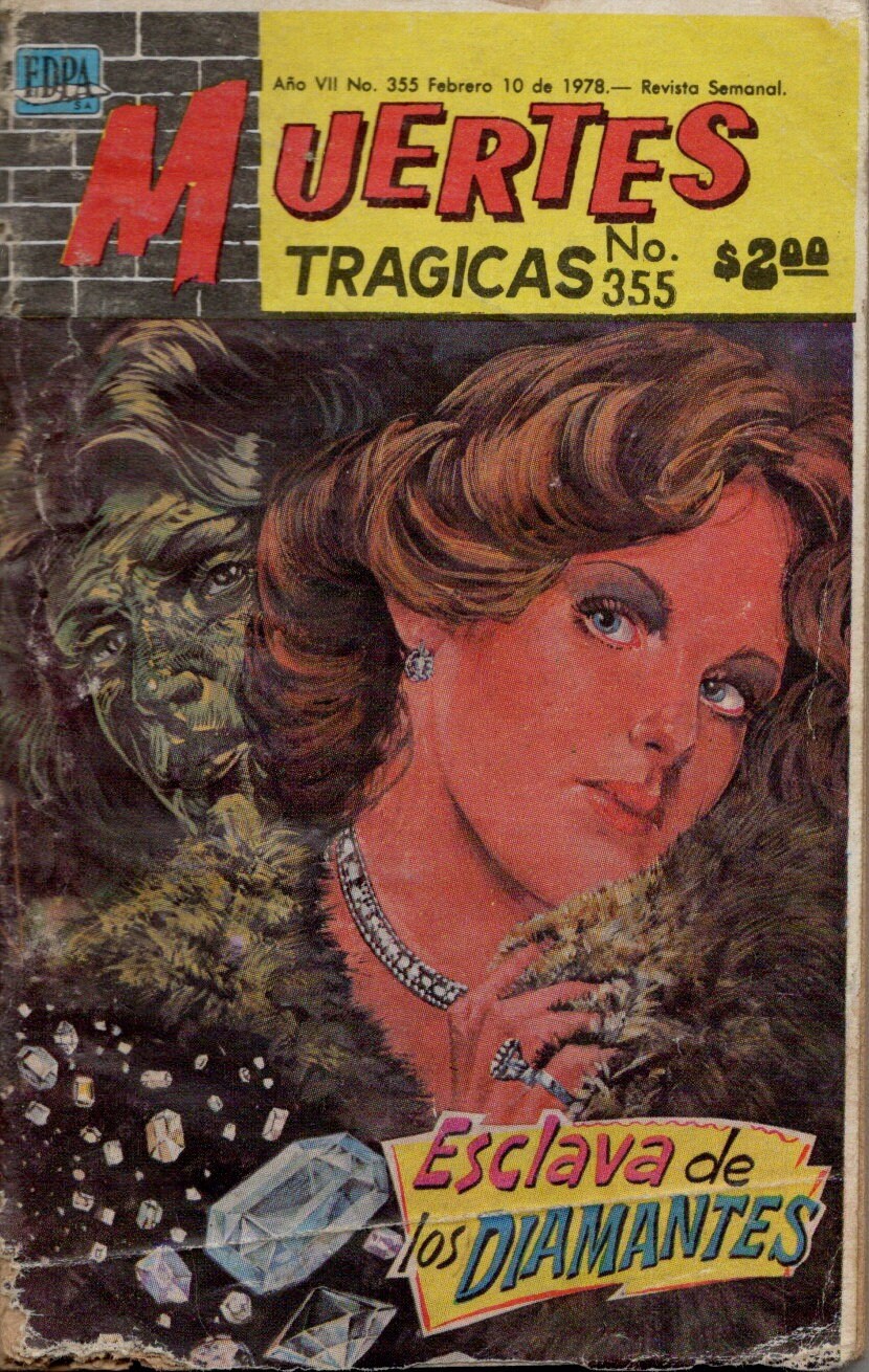 Bundle of 7 muertes Tragicas Rare 1980's Vintage Mexican Pulp Mini ...