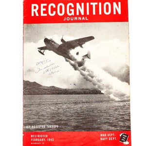 Lot of 3 RECOGNITION Magazines WWII Era Military 1940's Memorabilia - Etsy