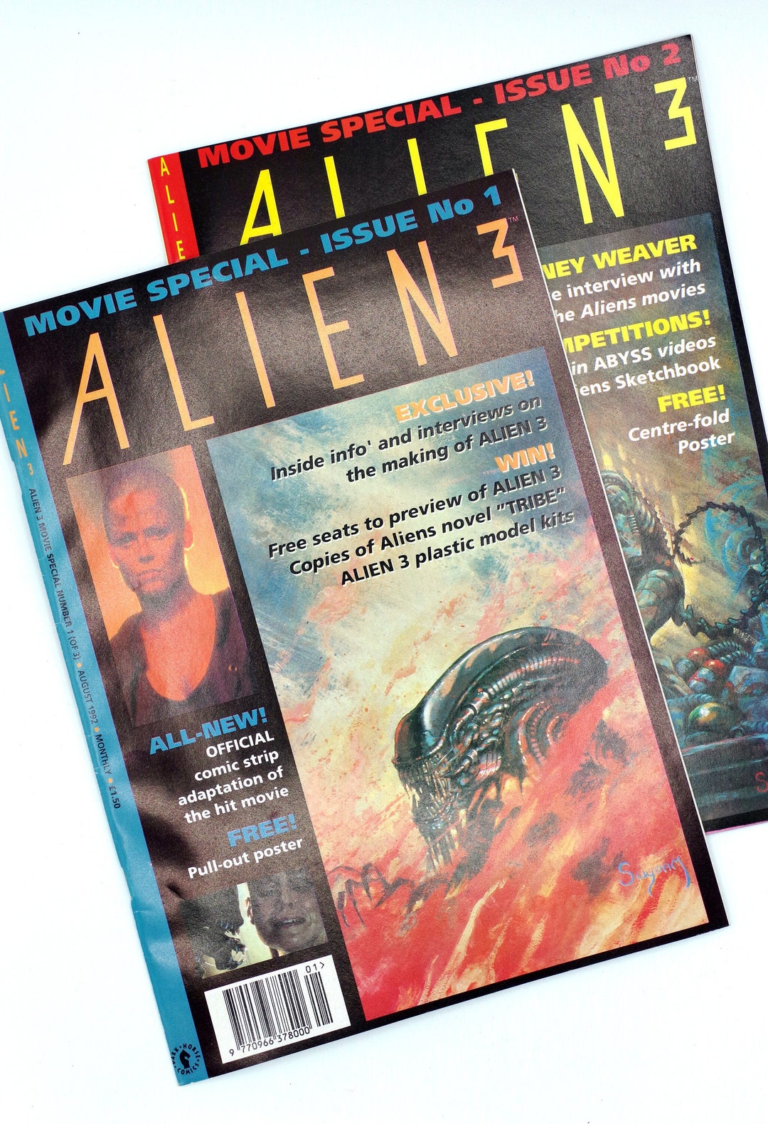 Set of Two 1990's ALIEN 3 MOVIE Special Comic Books dark Horse UK - Etsy