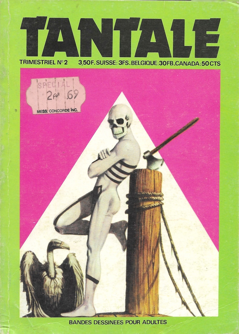 Tantale 1978 Bande Dessinée Adulte Vintage French Adult Comic - Etsy ...