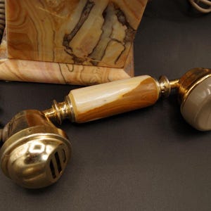 Vintage 1970's Italian Marble Onyx Rotary Telephone - Etsy