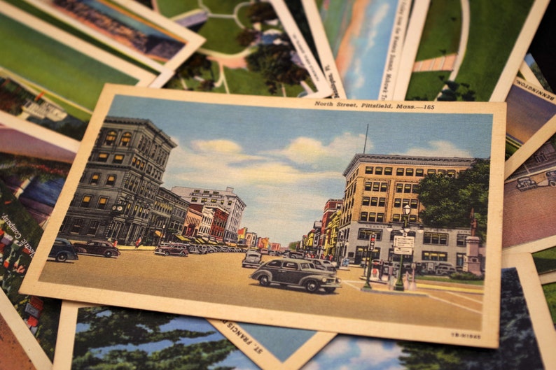 1950's 25 Vintage Massachusetts & Vermont Postcards - Etsy