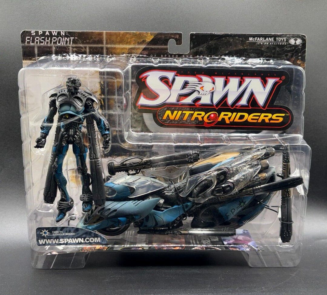 Spawn Series 16 Nitro Riders Flashpoint 1999 Mcfarlane Toys Action Figure - Etsy