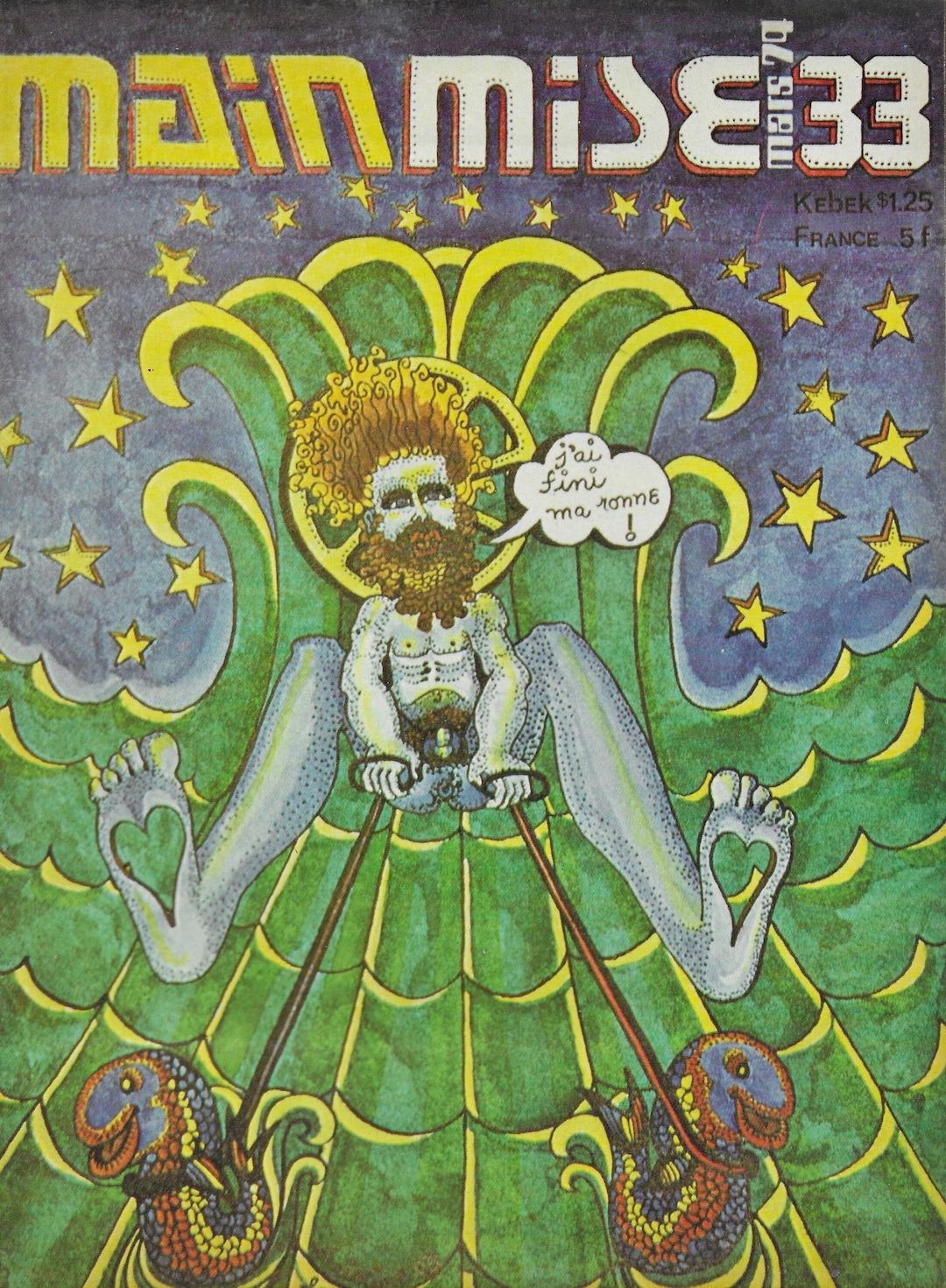 MAINMISE No. 33 Mars 1974 Magazine Contre-culture Art RARE - Etsy