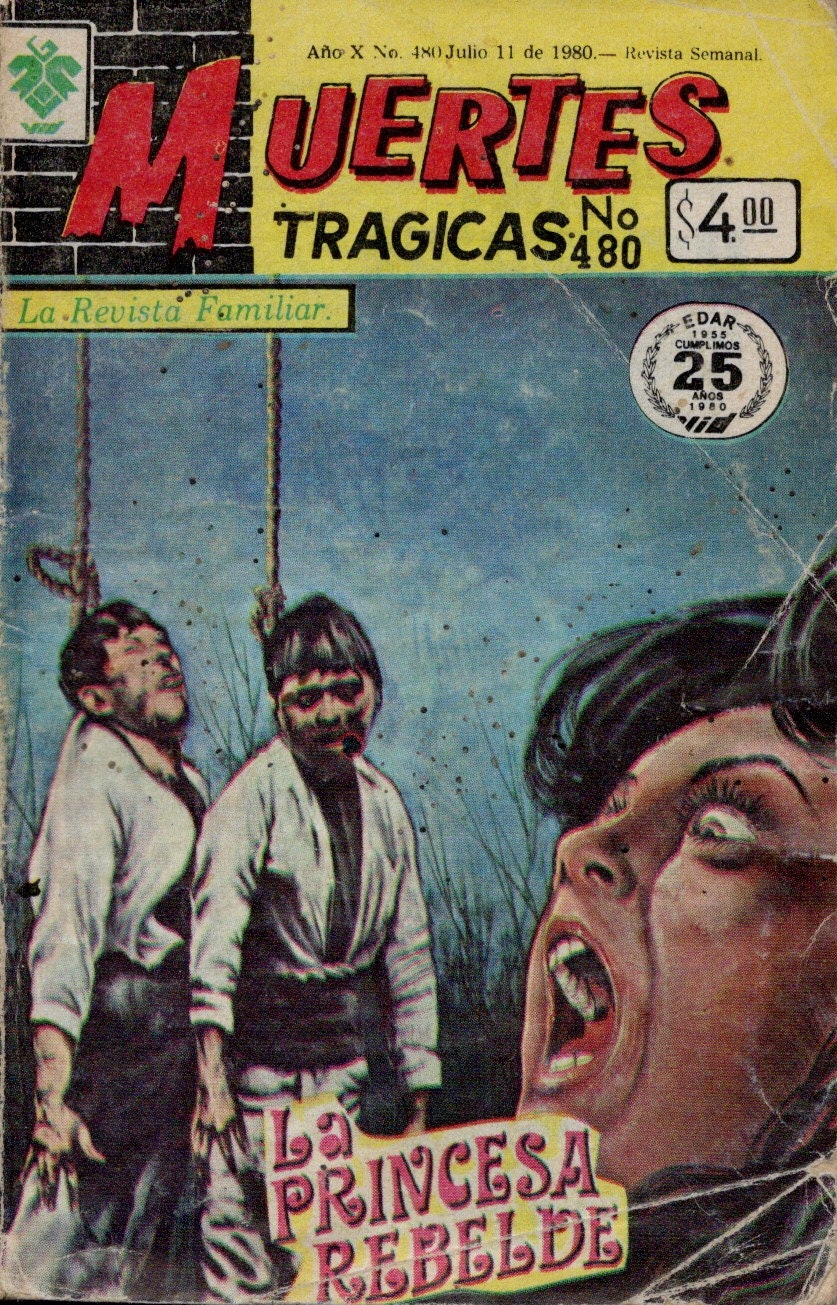 Bundle of 7 'muertes Tragicas' 1970's Rare Mexican Pulp Mini Comic ...