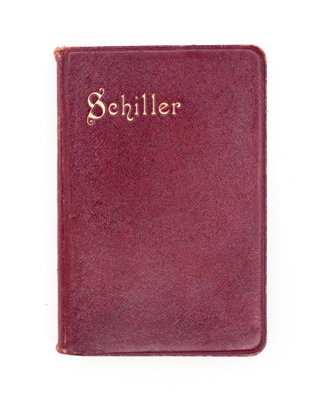 Rare the Poems & Ballads of Schiller 1898 Antique Poetry Leatherbound ...