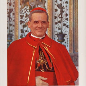 Vintage Lithograph Photo Portrait of Cardinal Paul-Émile Léger ...