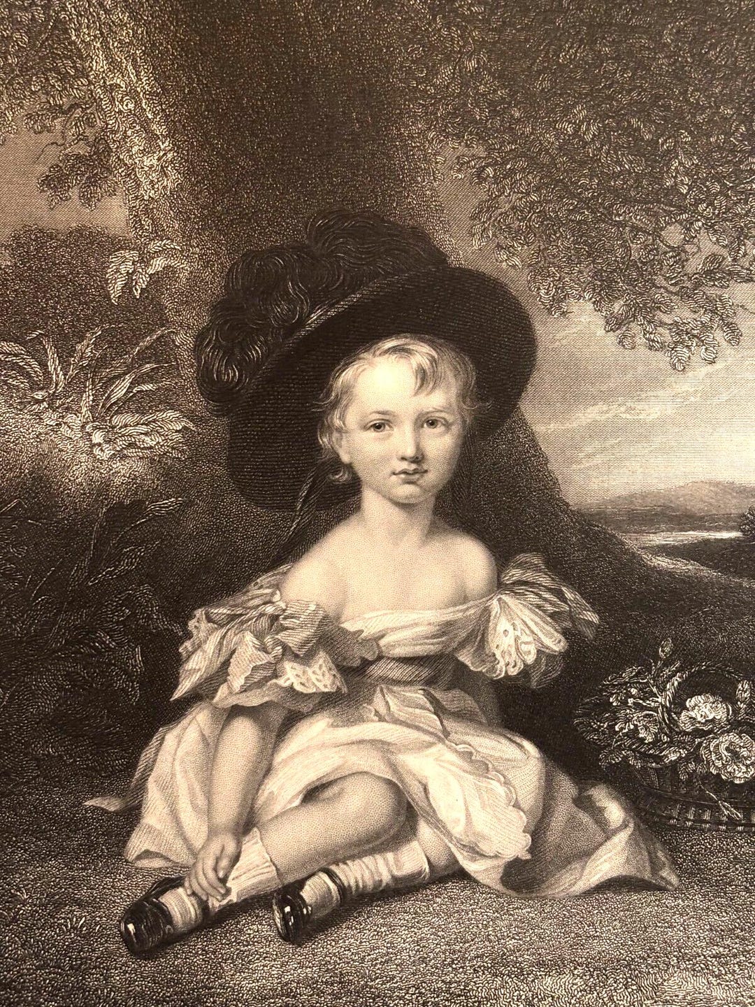 19th Century Engraving "lord Cavendish, Son of the Earl of Burlington ...