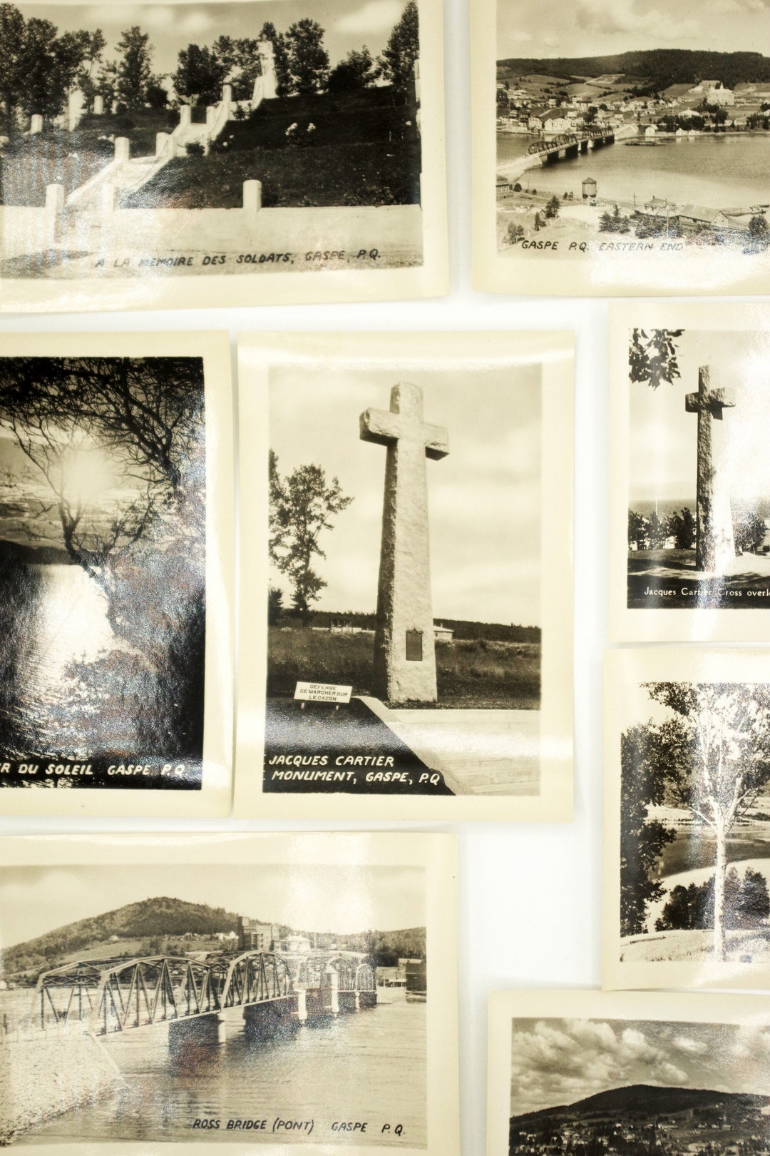 10 Real Antique Photos of Gaspe Harbour, P.Q. Canada H. V. Henderson ...