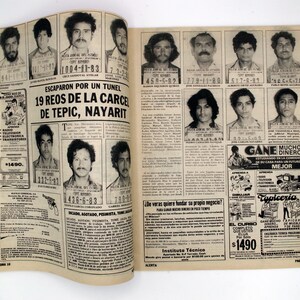 Rare ALERTA 1983 Vintage Nota Roja Crime Newspaper Tabloid - Etsy