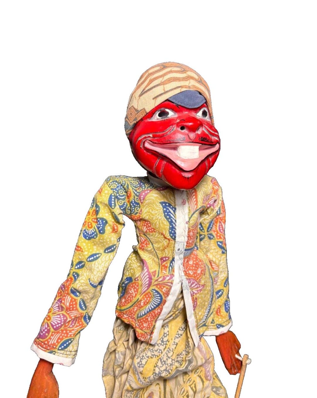 1960s Wayang Golek Wooden Bali Puppet Indonesia Asian Stick Puppet 20 ...
