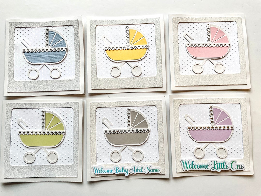 Handmade Baby Shower Card, Custom Baby Shower Card, Personalized Baby ...
