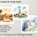 World Landmarks Watercolor Clipart, Digital & Paper Craft Iconic Scenes ...