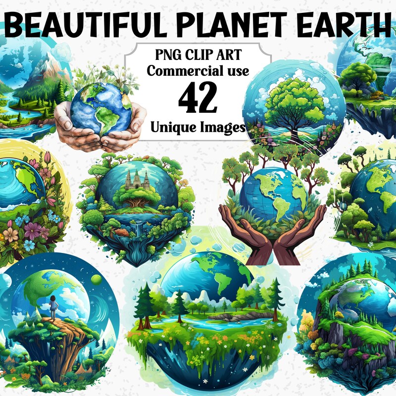 Earth Day Clip Art - Etsy