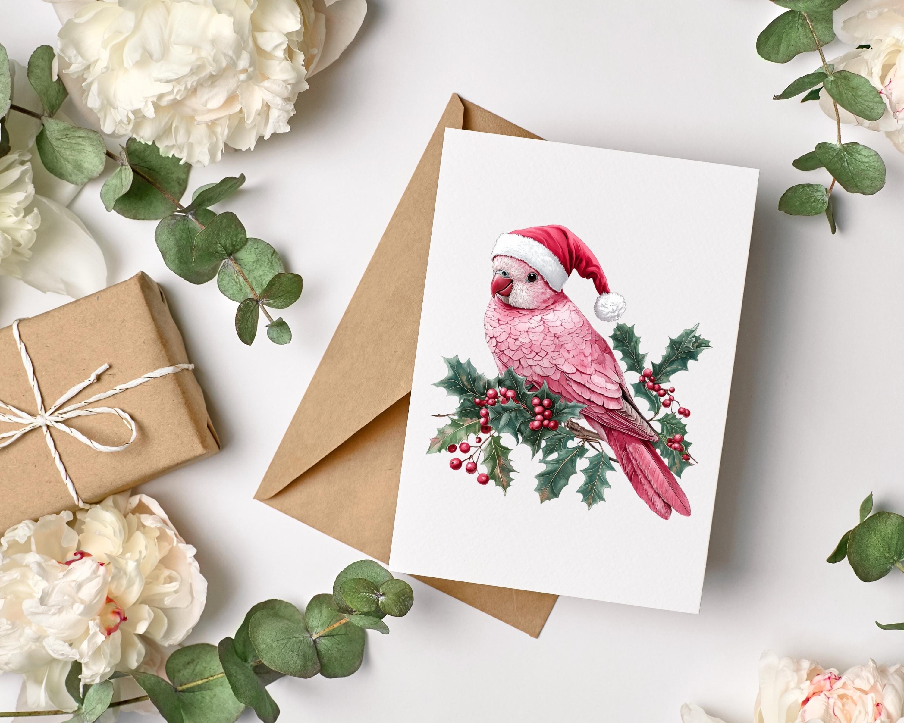 Australian Christmas Birds Clipart Set 1, Watercolor Parrot, Kookaburra ...