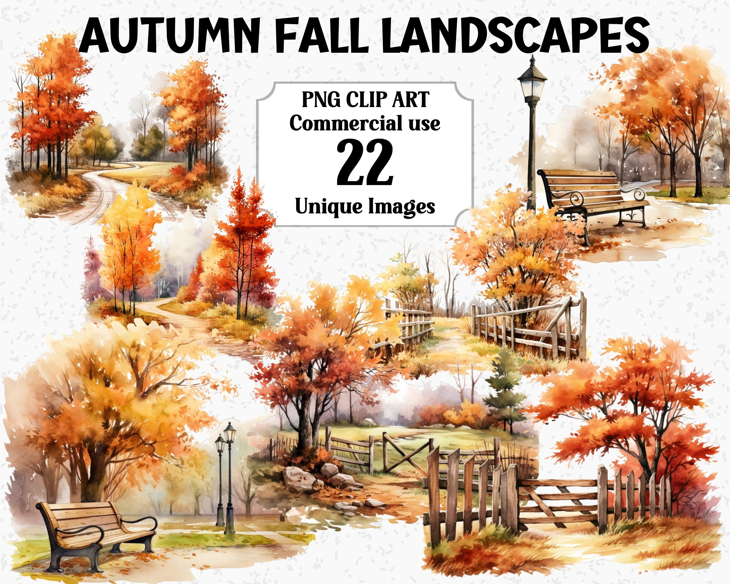 Fall Scene Clip Art