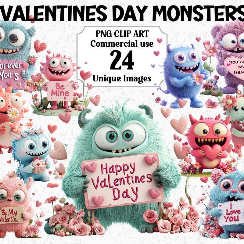 Valentine Clipart - Etsy