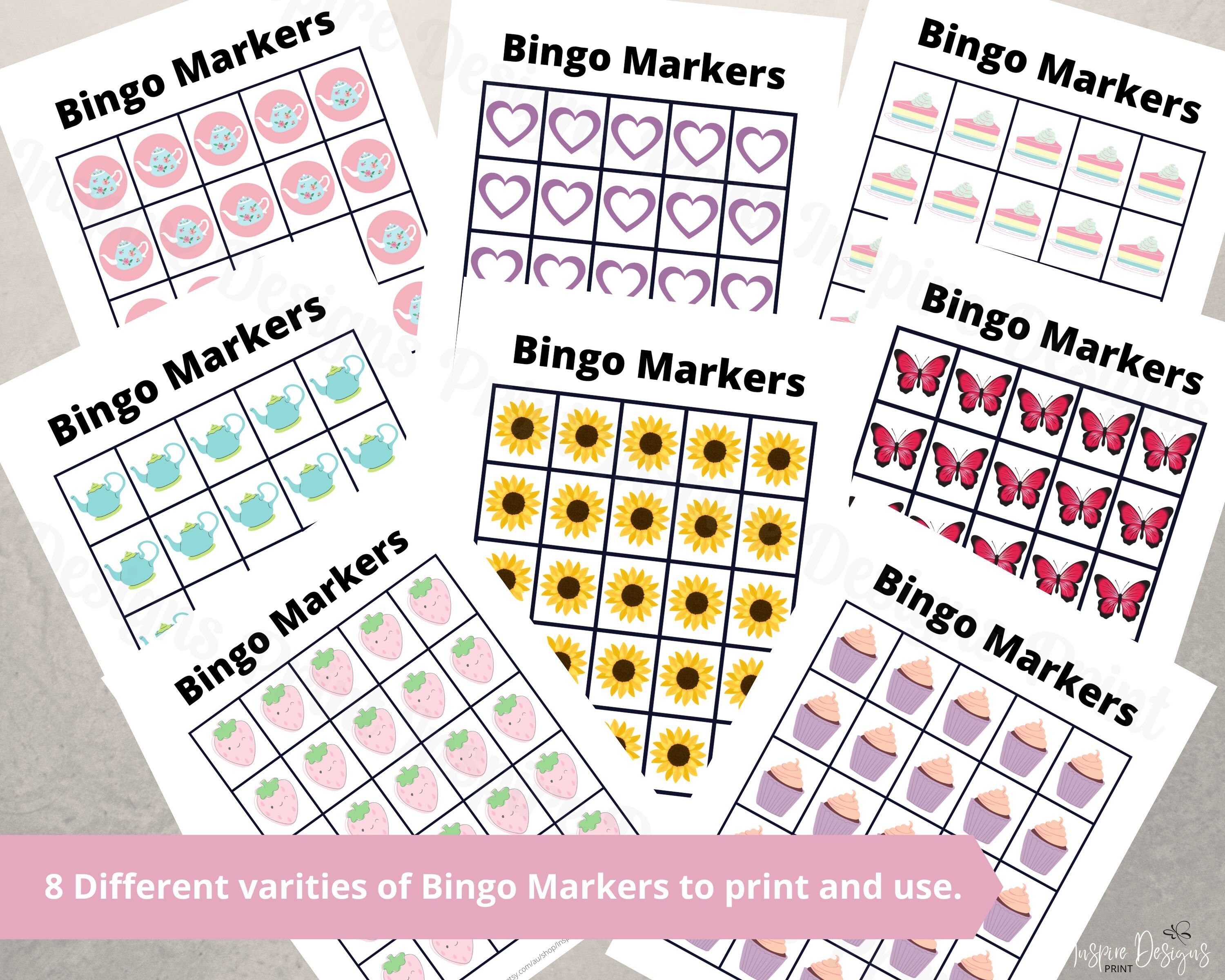 Tea Party BINGO Cards Printable Tea Party BINGO Game for Adults and ...