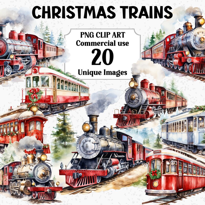 Train Clip Art - Etsy