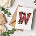 Red Glitter Letters Clipart, Sparkly Christmas Alphabet Digital / Paper ...