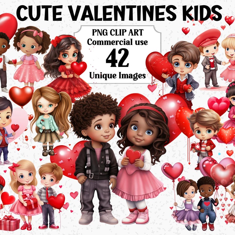 Valentines Day Clip Art - Etsy