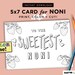 Noni Printable Card | Noni Mother's Day | Noni Birthday Card | Noni ...