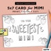 Mimi Printable Card | Mimi Mother's Day | Mimi Birthday Card | Mimi ...