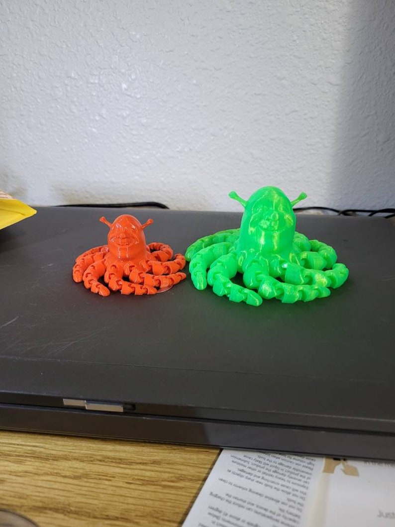 Shrek Octopus, Fidget Octopus, Shrektopus, Octoshrek, Office Toy, Desk ...