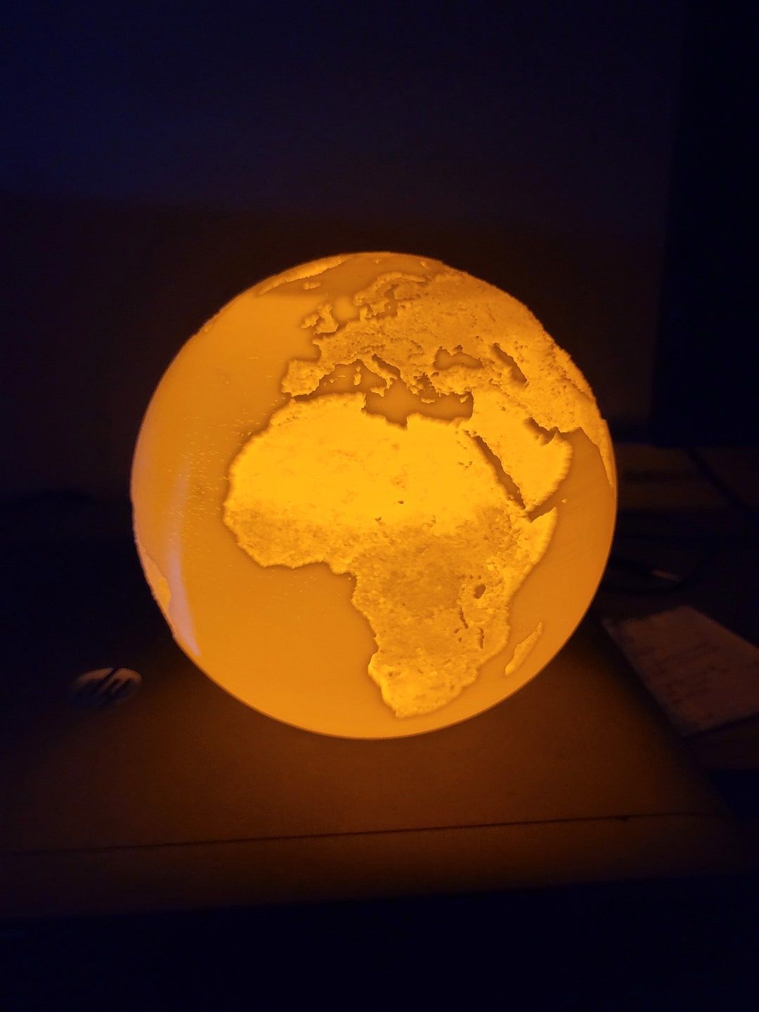 Globe Night Light, Earth Night Light, Globe, Globe Lamp, Night Light ...