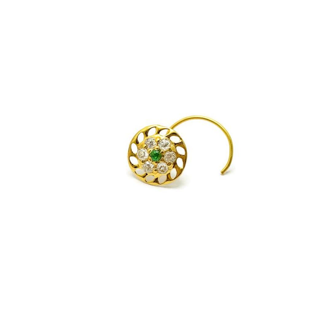 Delicate Nose Stud Indian Nose Pin Tiny Nose Stud 14k Gold Nose Ring ...