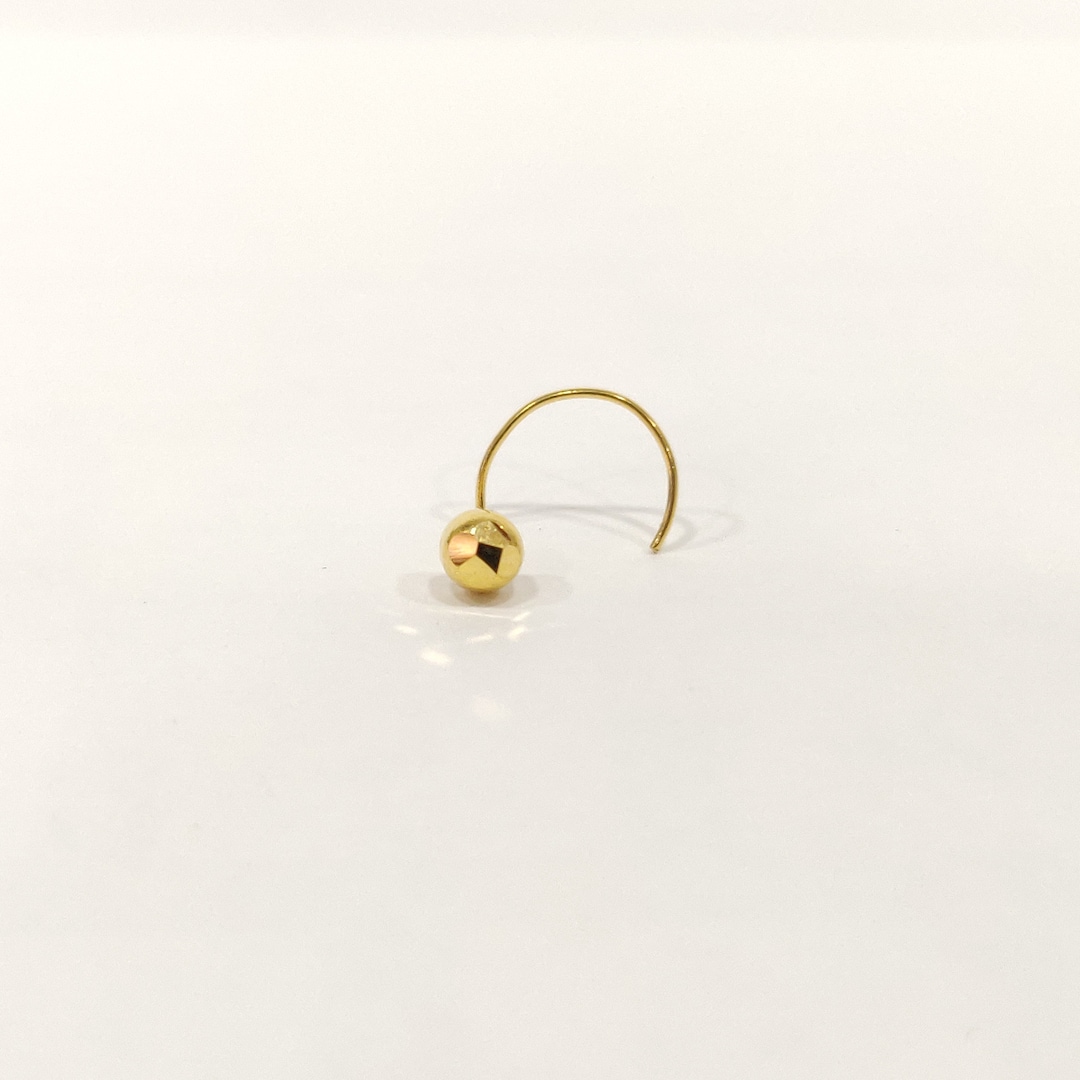 Mini Nose Stud Gold Nose Pin 18kt Yellow Gold Hanadmade With Fabulous ...