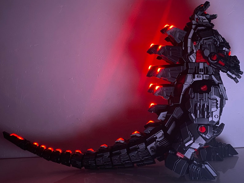 Mechanical Godzilla Print - Etsy