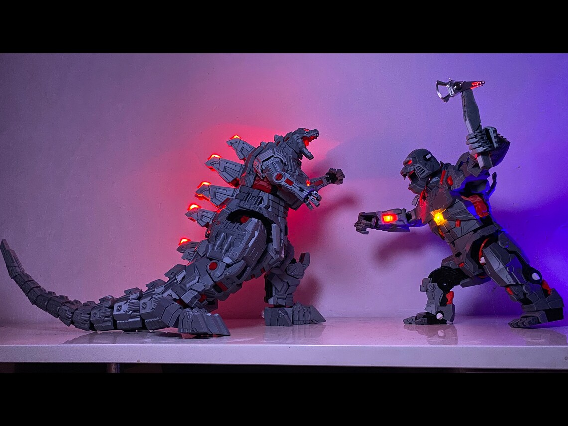 Mechanical Godzilla Print - Etsy