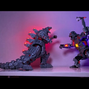 Mechanical Godzilla Print - Etsy