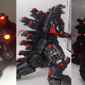 Mechanical Godzilla Print Standard Edition - Etsy