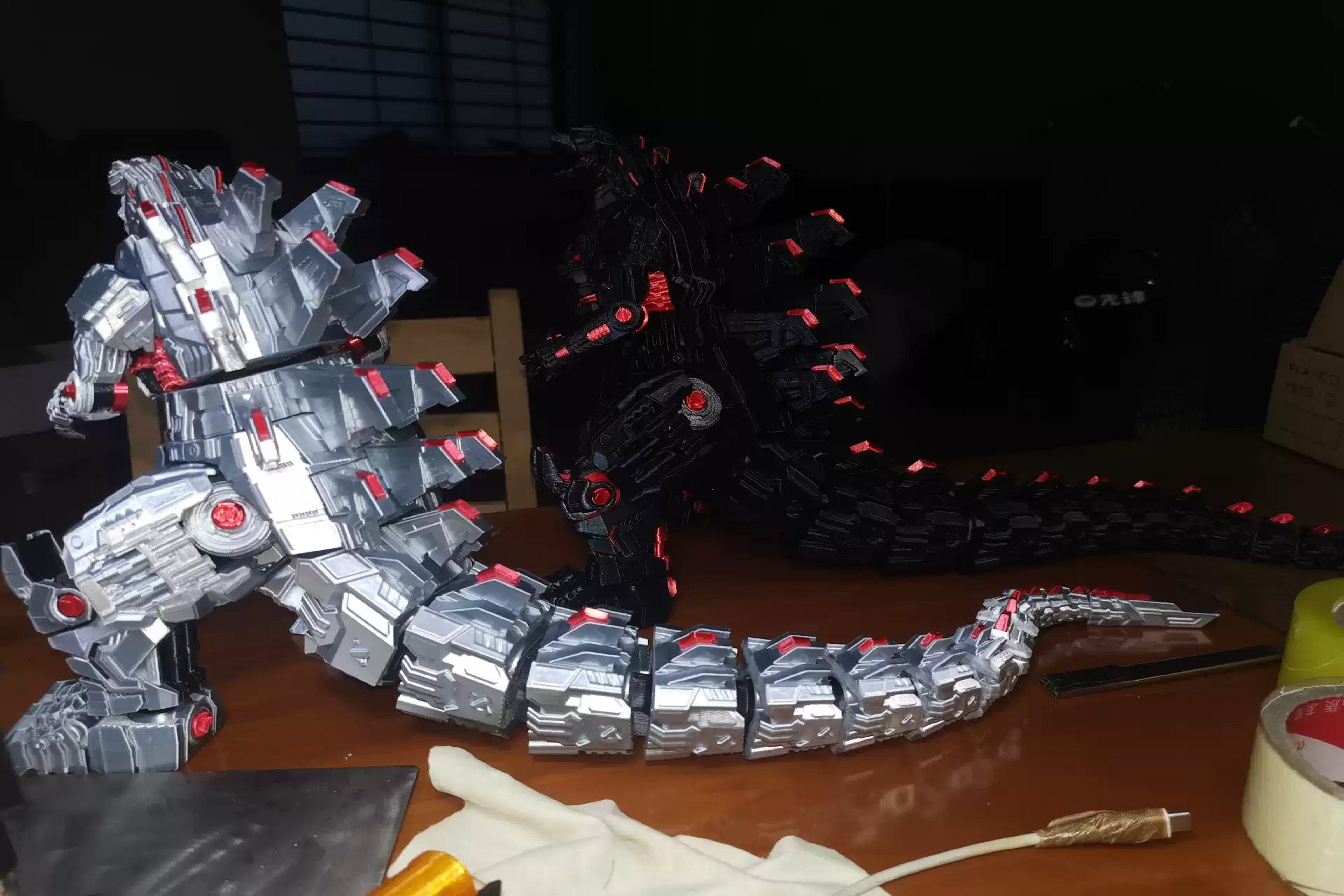 Mechanical Godzilla Print Standard Edition - Etsy