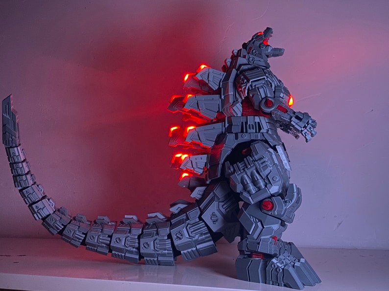 Mechanical Godzilla Print - Etsy