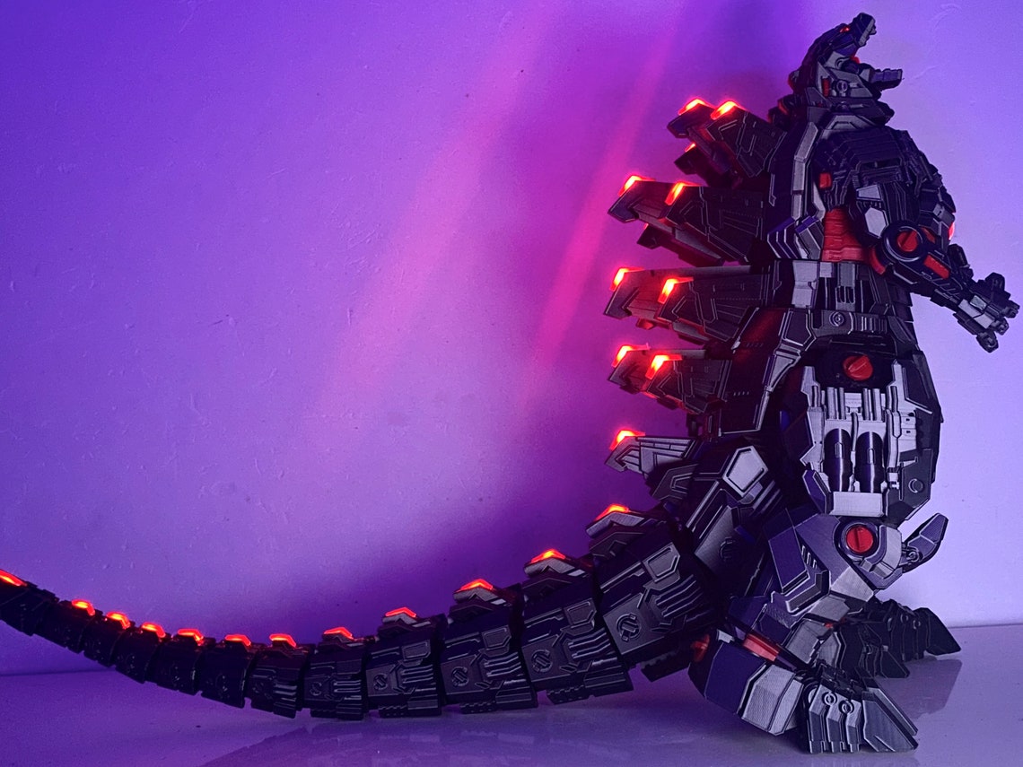 Mechanical Godzilla Print - Etsy