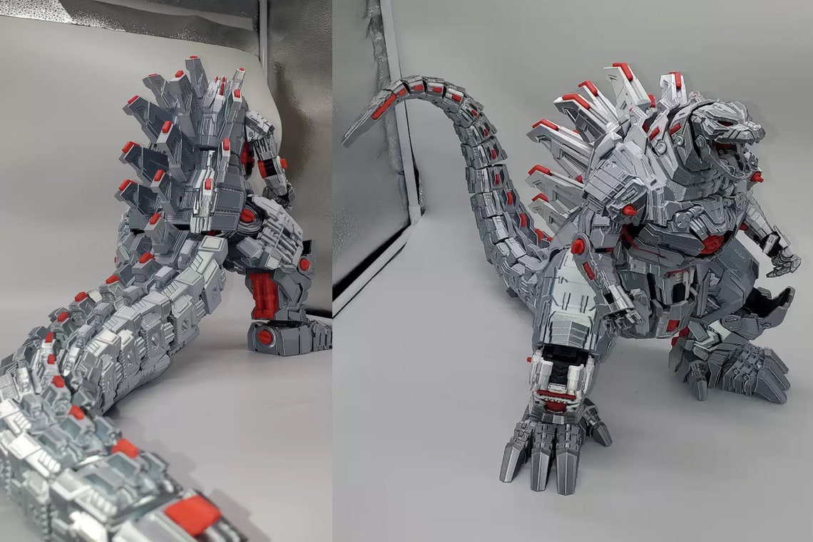 Mechanical Godzilla Print Standard Edition - Etsy