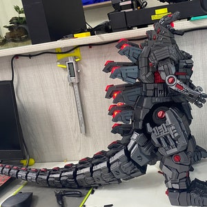 Mechanical Godzilla Print - Etsy