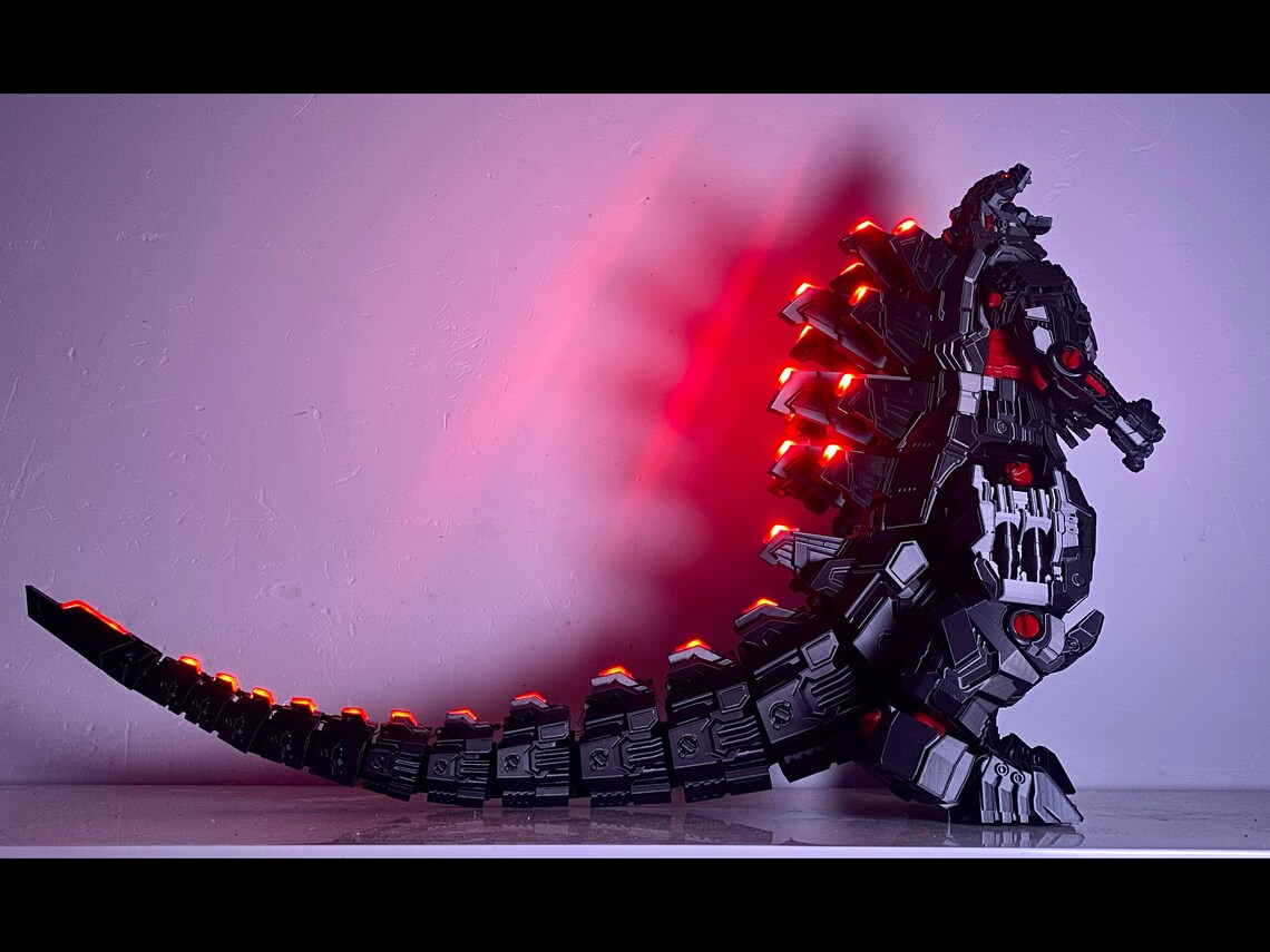 Mechanical Godzilla Print - Etsy