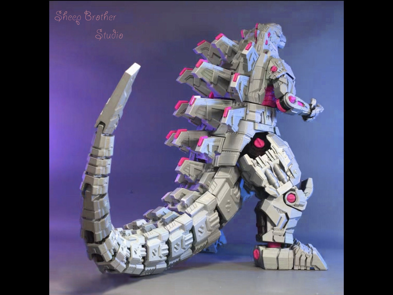 Assembling Mechanical Godzilla 3D Print File - Etsy Canada